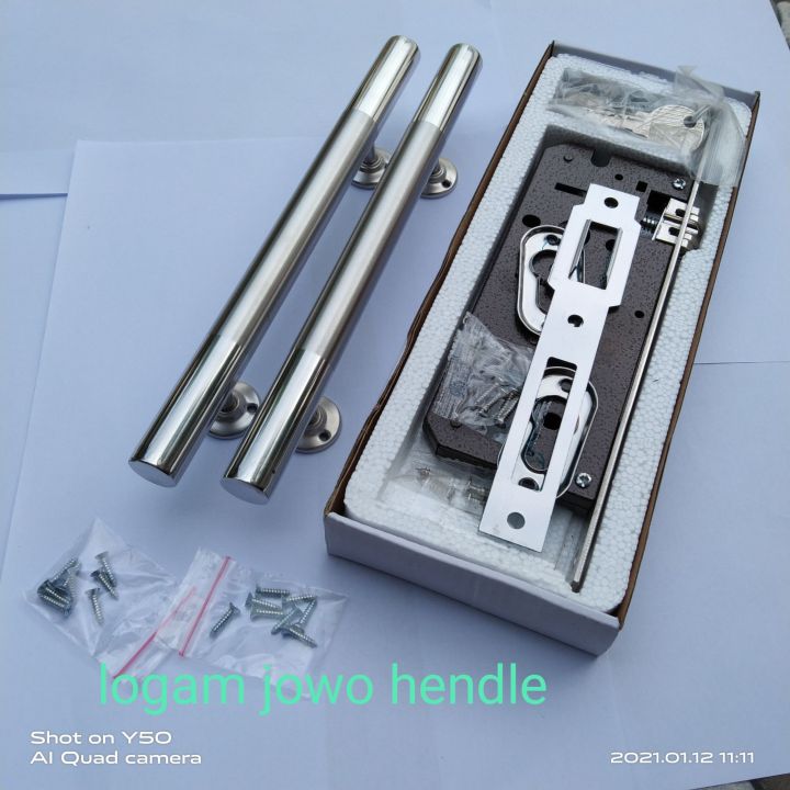 set handle pintu 2pcs +kunci suling 33cm | Lazada Indonesia