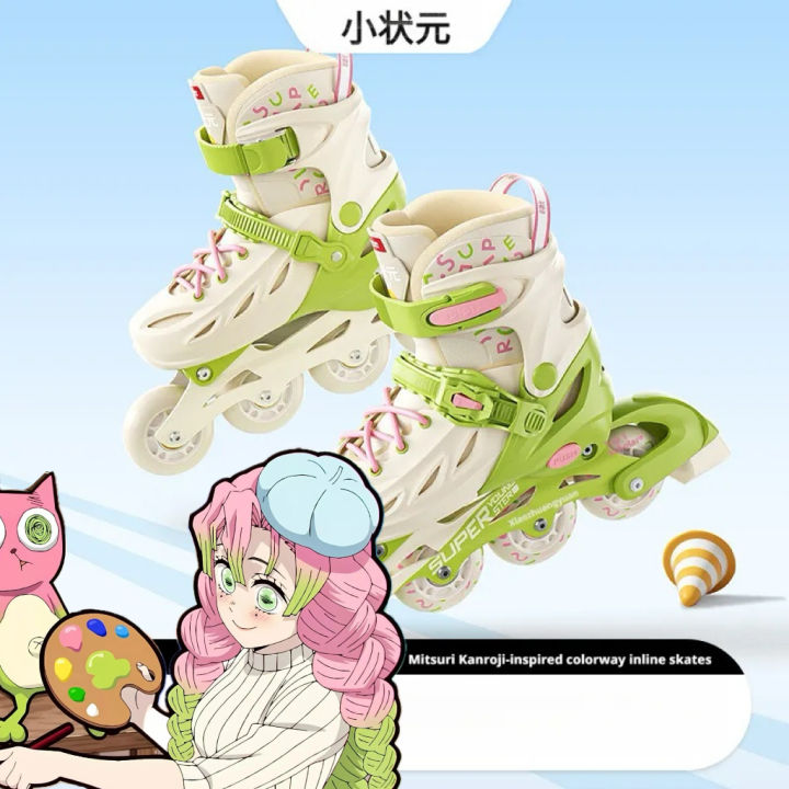 Demon Slayer: รัก Hashira Kanroji Mitsuri-Inspired คัลเลอร์สเก็ตอินไลน์ ...