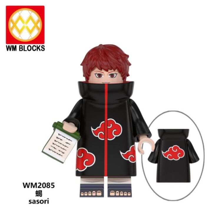 Mainan Anime Figur Akatsuki Klan Ninja Pelarian Set Armor Mode Fighter ...