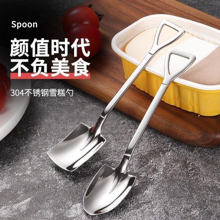 Creative 304 Stainless Steel Watermelon Spoon Cute Children's Ice Cream ...