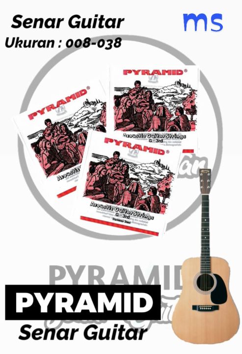 Senar pyramid merah lusinan (isi 12 senar) | Lazada Indonesia