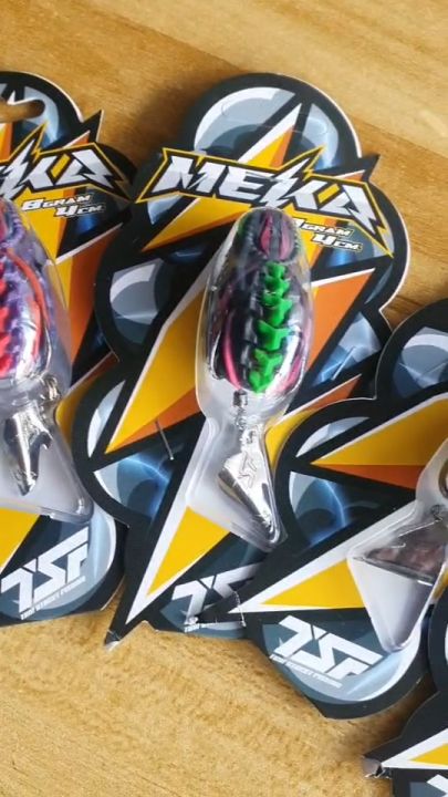 กบยางเมฆา MEKA by น้าตุ้ม TSF ใบหลิวเตะน้ำ ขนาด 4 ซม. น้ำหนัก 8 กรัม ...