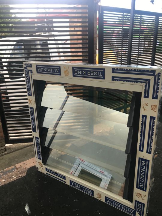 H-60cm x 70cm-W Aluminum jalousie window w/ tubular framing | Lazada PH