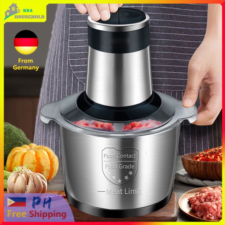 Food processor meat grinder chopper Electric Heavy Duty 304 Stainless ...