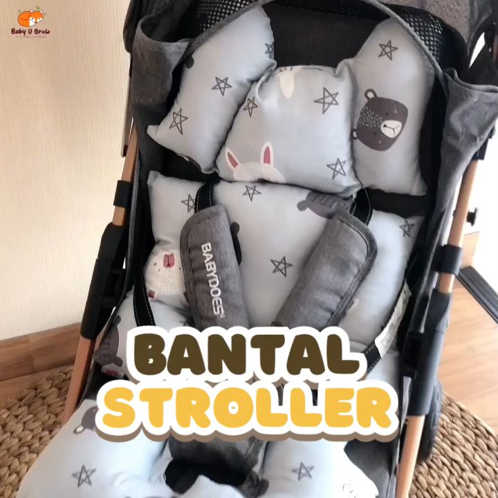 [FREE BAG] Bantal Alas Stroller Duduk Bayi | Baby Car Seat Stroller Pad ...
