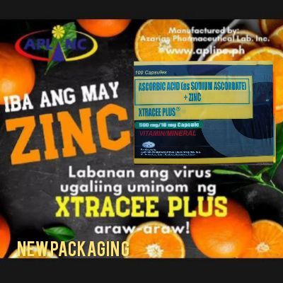 xtracee plus zinc Ascorbic acid (as sodium Ascorbate with zinc) | Lazada PH