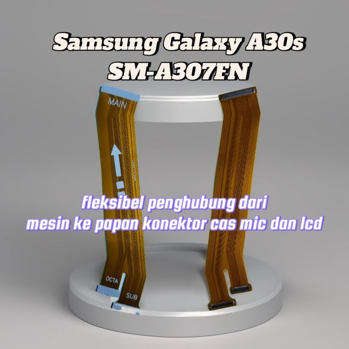 Fleksibel Board Fleksibel Penghubung Dari Mesin Ke Papan Konektor Cas Mic Samsung Galaxy A30s SM ...