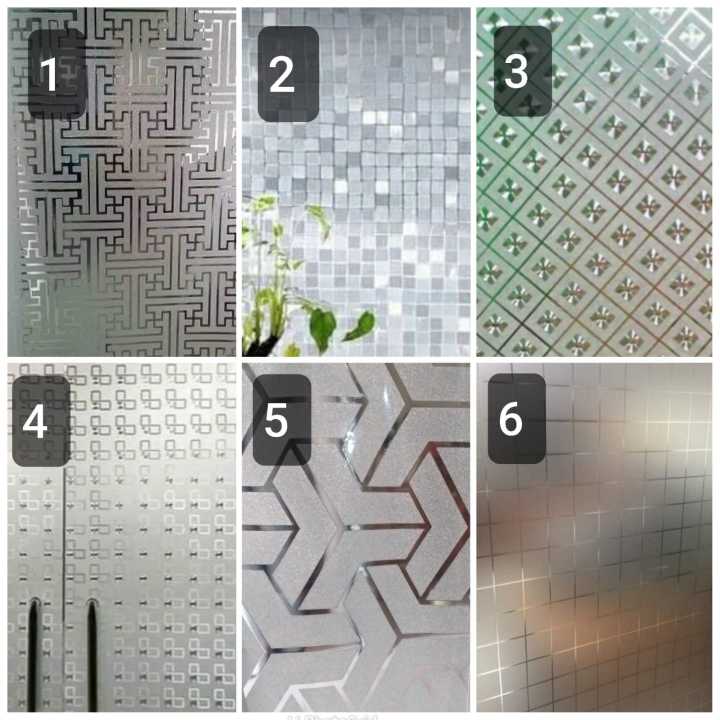Sticker Kaca Motif EP# Kaca Film# Sticker Kaca # Kaca Gedung | Lazada ...
