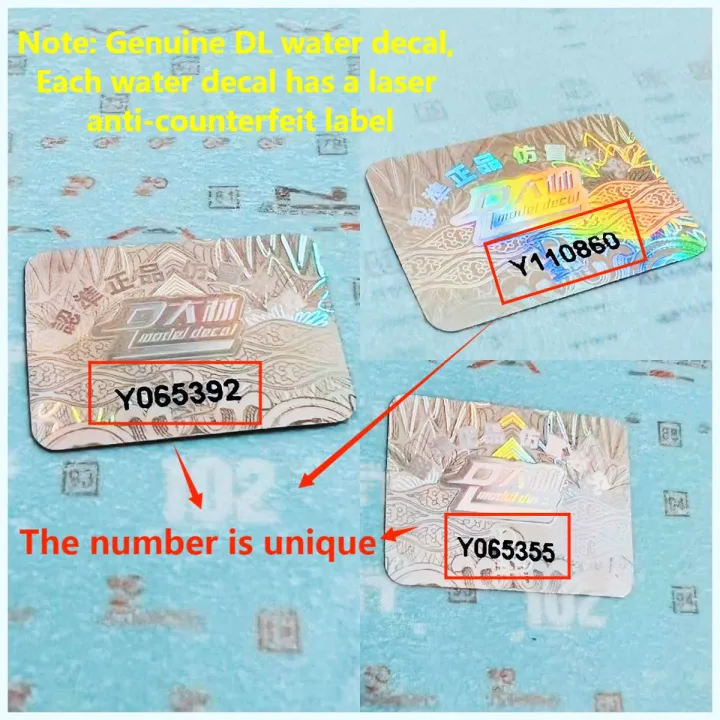 UC07 UC19 [DL] Waterslide Decal for MG 1/100 Unicorn + MS Cage gundam ...