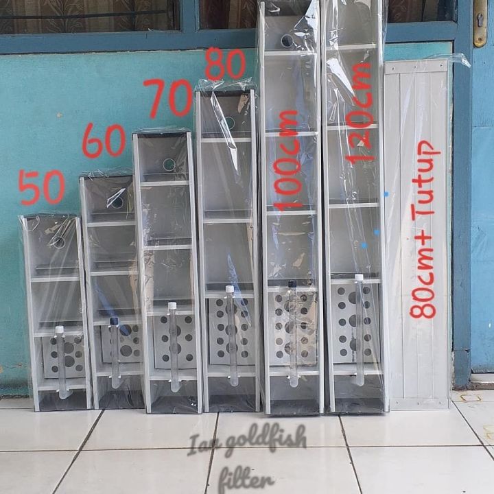 filter talang 60 cm dengan 1 set media filter, dan tanpa tutup atas ...