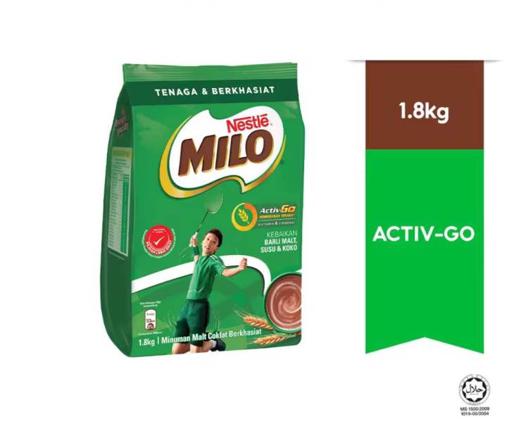 Milo NESTLE MILO 1.8kg CHOCOLATE MALT POWDER Soft Pack 2kg | Lazada