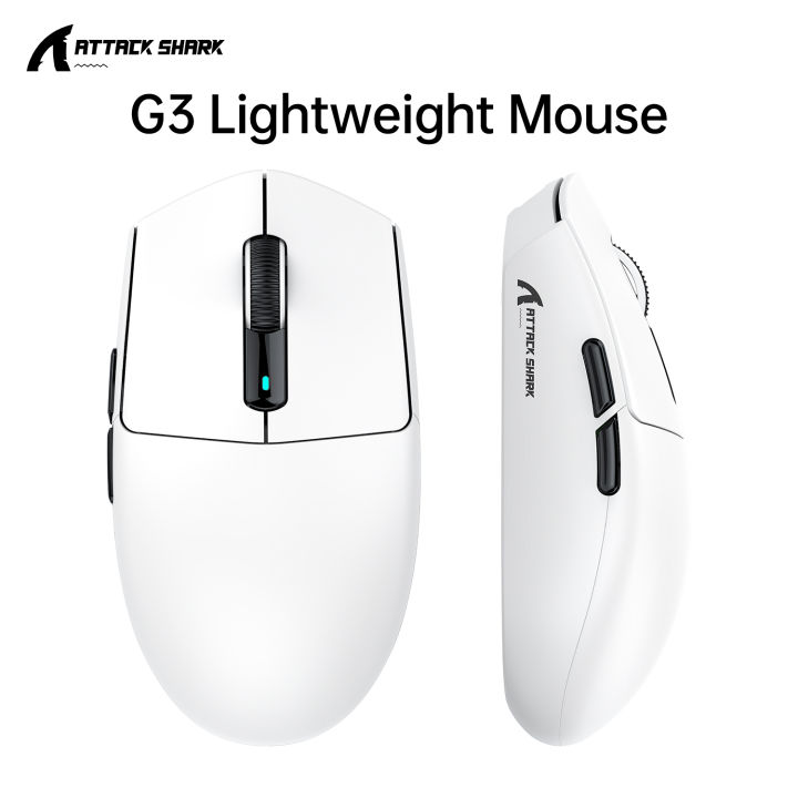 ATTACK SHARK G3 Gaming Mouse Ultra-Lightweight Tri-Mode | 1K Hz PAW3311 ...