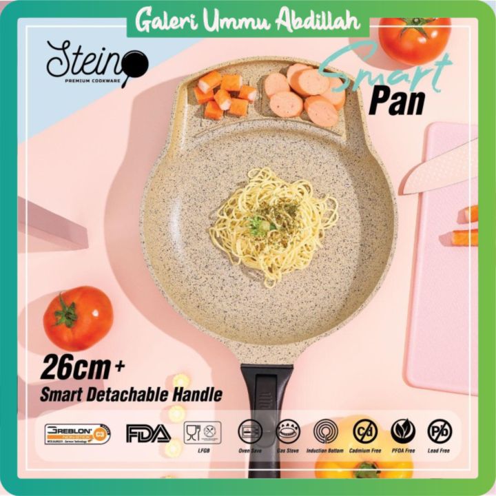 Smartpan Stein Steincookware Smart Pan Grill 26 cm Granite German Grill ...