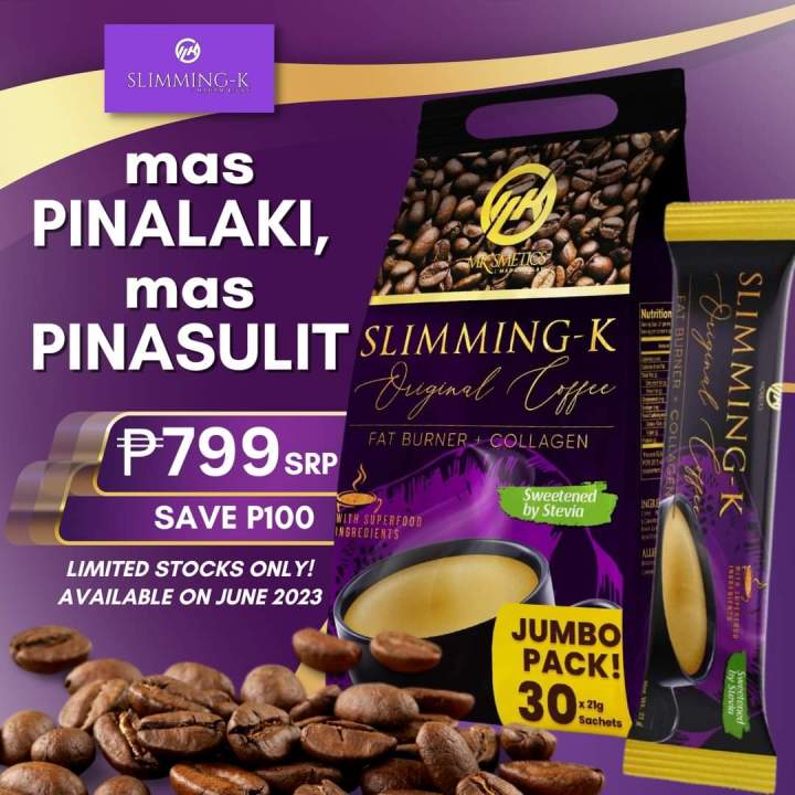 Jumbo Slimming K Coffee Original Jumbo Pack 30 sachets LIMITED EDITION by Madam Kilay | Lazada PH