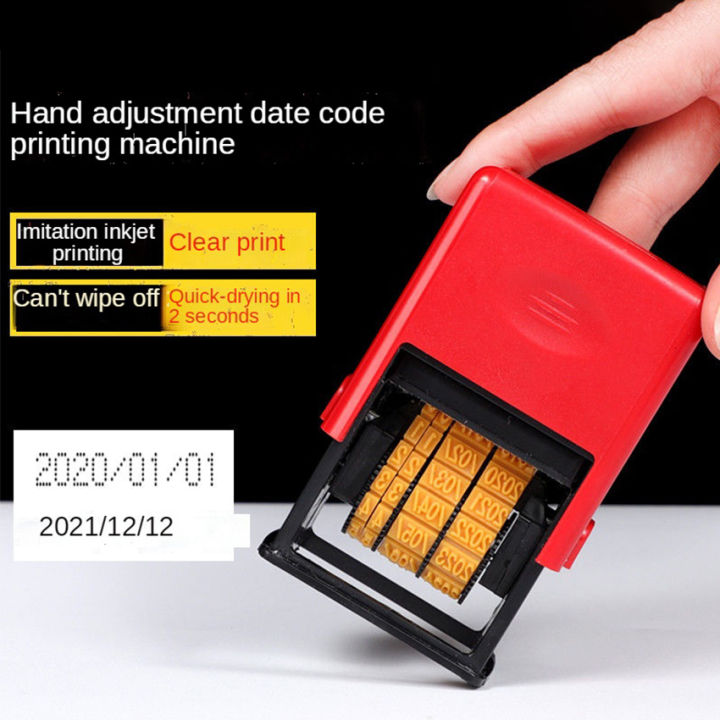 Plastic Manual Coding Machine Production Date Printer Month Day Ink ...