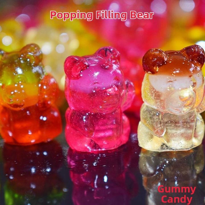 Commercial 4D Explosive Heart Durian Jelly Candy Soft Snack Fast Night ...