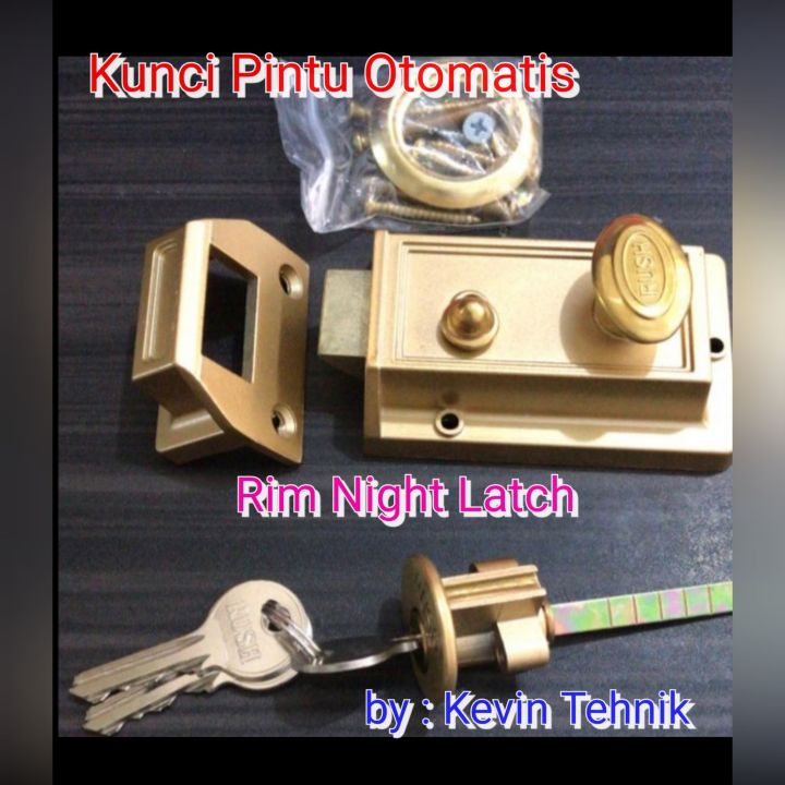 Kunci Pintu Otomatis, Kunci Kodok Auto Lock, Rim Night Latch | Lazada ...