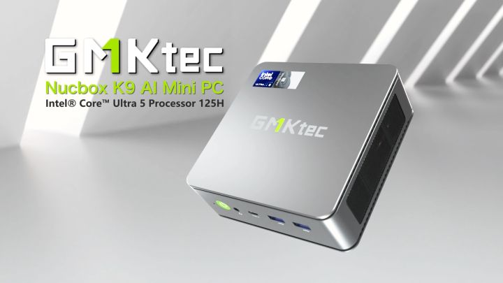 GMKtec K9 Mini PC Intel Core Ultra 5 125H Windows 11 Pro DDR5 5600MHz ...