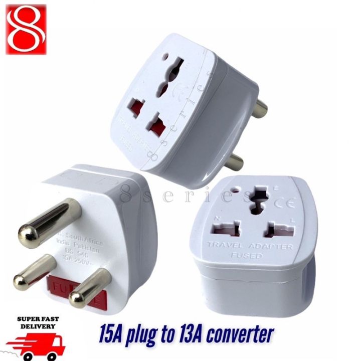 Sound tech Travel Adaptor/15A-13A Converter /Round 3pin - Singapore ...