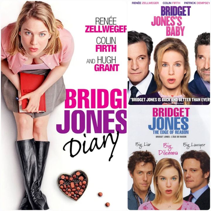 [DVD HD] บริดเจตโจนส์ไดอารี่ ครบ 3 ภาค-3 แผ่น Bridget Jones's Diary 3-Movie Collection (มีพากย์ ...