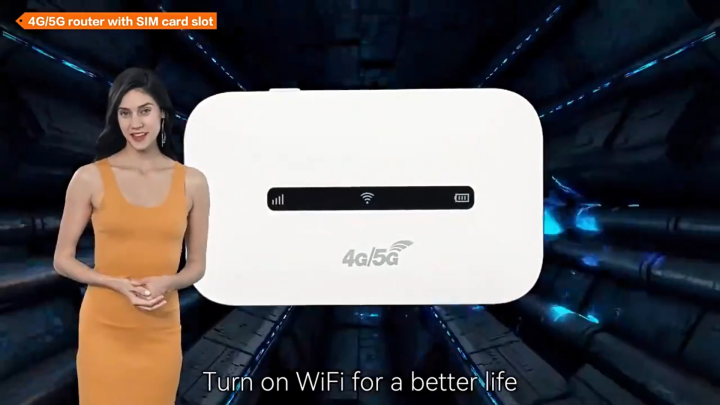 Portable 4G WIRELESS ROUTER Pocket WiFi Openline 3000mAh 4G/5G LTE ...