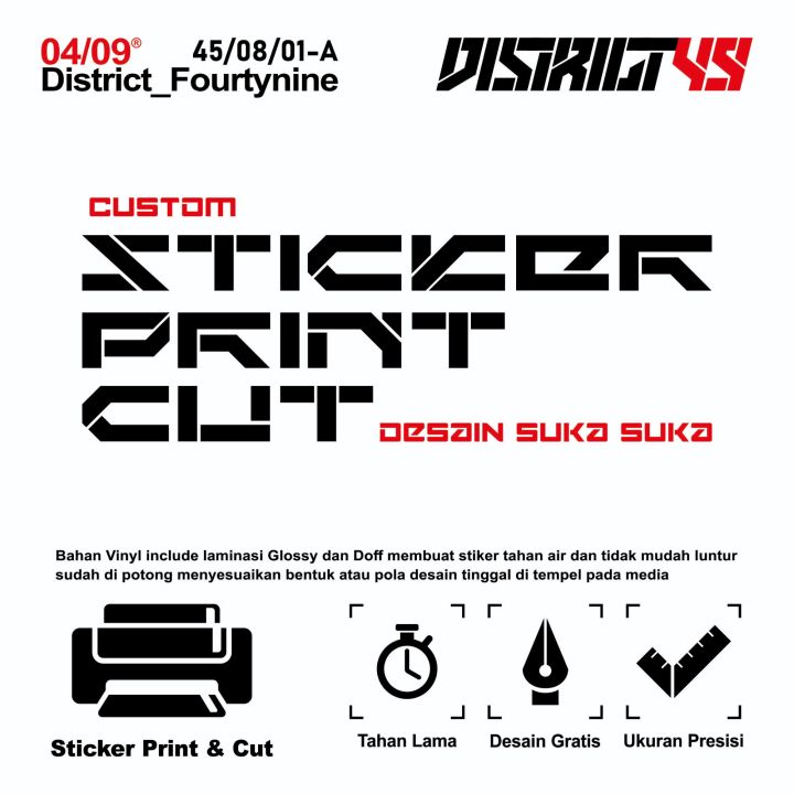 Sticker print and cut custom - Custom sticker print and cut - Stiker ...