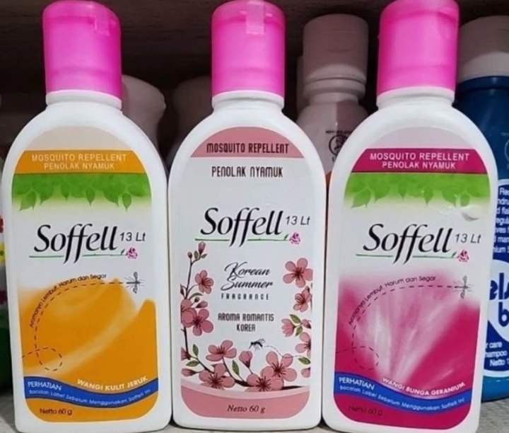 SOFFELL lotion botol 60ml penolak nyamuk | Lazada Indonesia