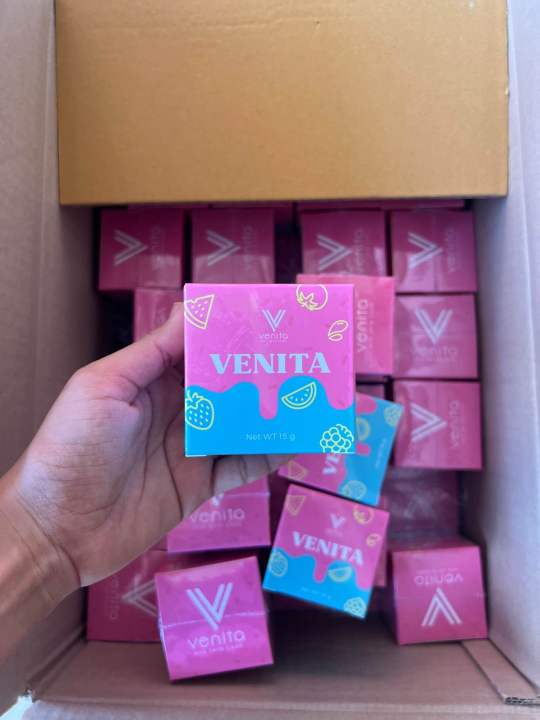 พร้อมส่ง ของแท้100%| เวนิต้าสกิน ครีมเวนิต้า venita skin🩷🤍 | Lazada.co.th