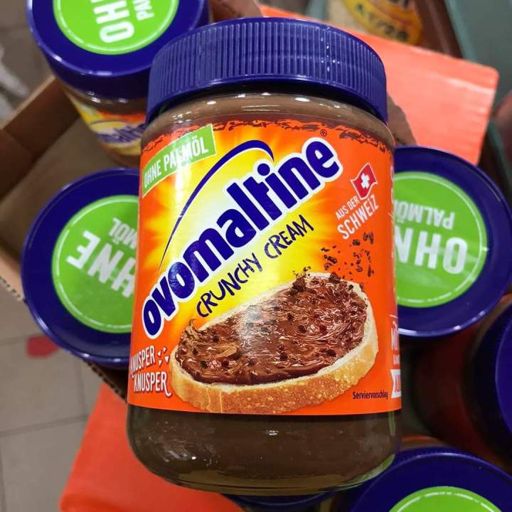 🍫แยมโอวัลติน Ovomaltine Crunchy Cream 🍫 380 กรัม. สินค้าใหม่ล่าสุด 🤎 ...