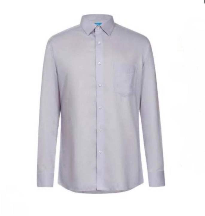 G2000 เสื้อเชิ้ตแขนยาวสีเทา เสื้อเชิ้ต Tech Work เสื้อเชิ้ตทำงานทรง Smart Fit | Lazada.co.th