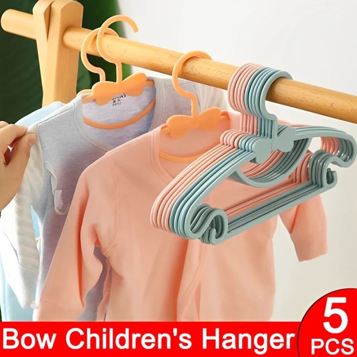 Portable 5pcs Children Coats Storage Hanger Closet Organizer Baby ...