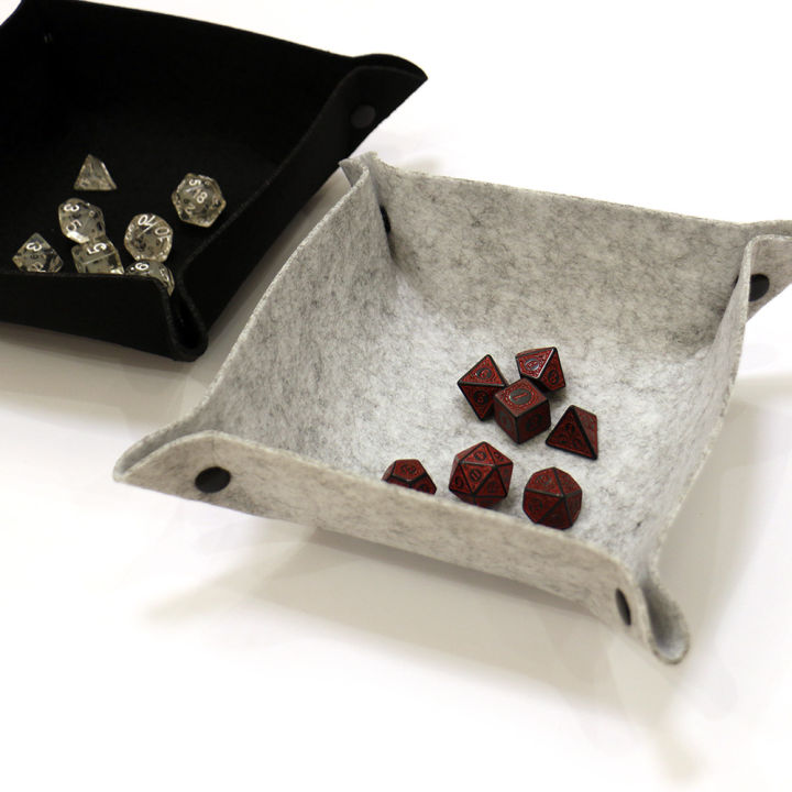 Felt multi-function storage box dice box TRPG tool, Board Game Pad ...