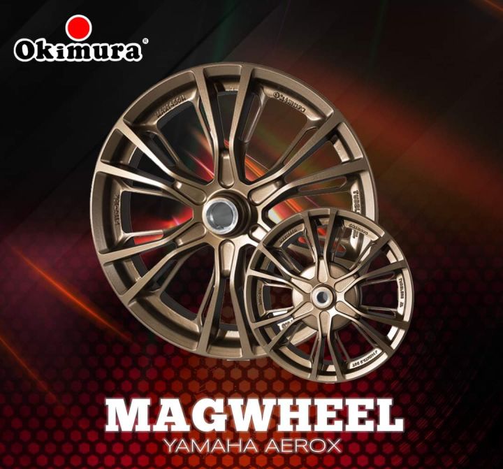 OKIMURA AEROX MAGS (Front and Rare) w/ FREE sealant | Lazada PH