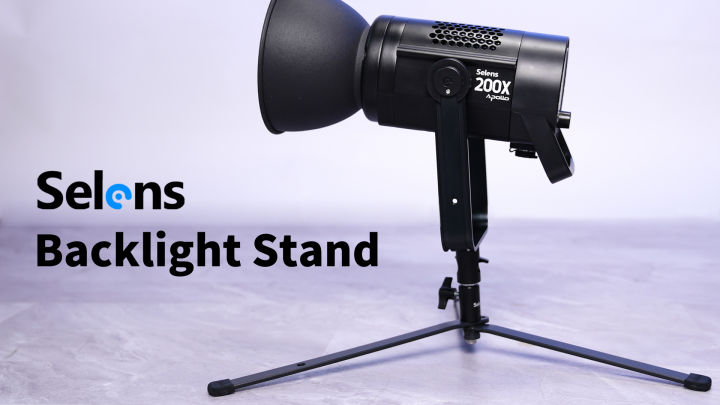 Selens Dual Purpose Ground Light Stand Professional Photography ...