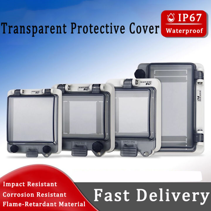 IP67 Window Switch Transparent Protective Window Cover Distribution Box ...