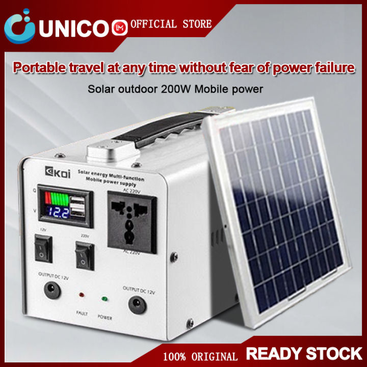 UNICO Portable Power Station 220v 200w 78800mah Lithium Ion Original ...