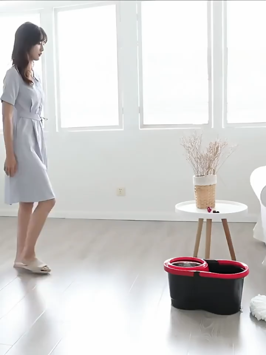 360 Mop With Spinner Rorating Map Squeezer Floor Cleaning Heavy Duty ...