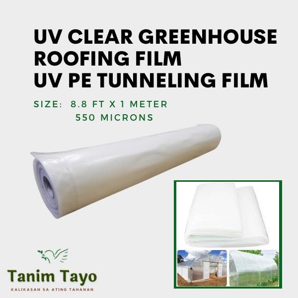 UV Clear Greenhouse Roofing Film UV PE Tunneling Film for Gardening ...