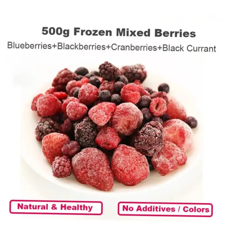 1kg Frozen Mixed Berries for Smoothies Unsweetened Snacks Dried Fruits ...