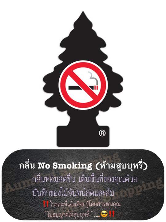 No Smoking (กลิ่นสปอร์ตลายห้ามสูบบุหรี่) | Little Trees (แผ่นเล็ก ...
