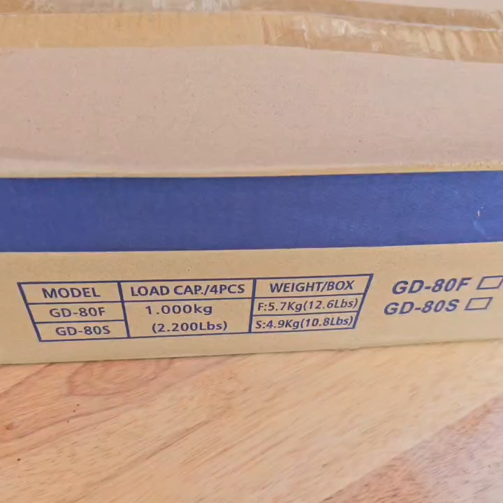 BỘ 04 Bánh xe tăng chỉnh, chịu lực Foot master GD-80F, sử dụng cho máy móc thiết bị, thùng pin ...