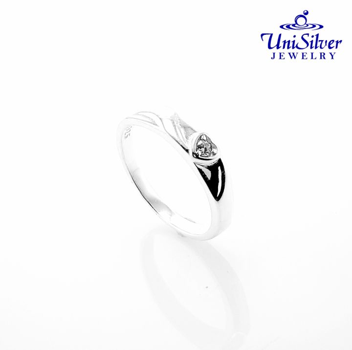 Unisilver 925 Sterling Lady's Ring (RS698-1001) | Lazada PH