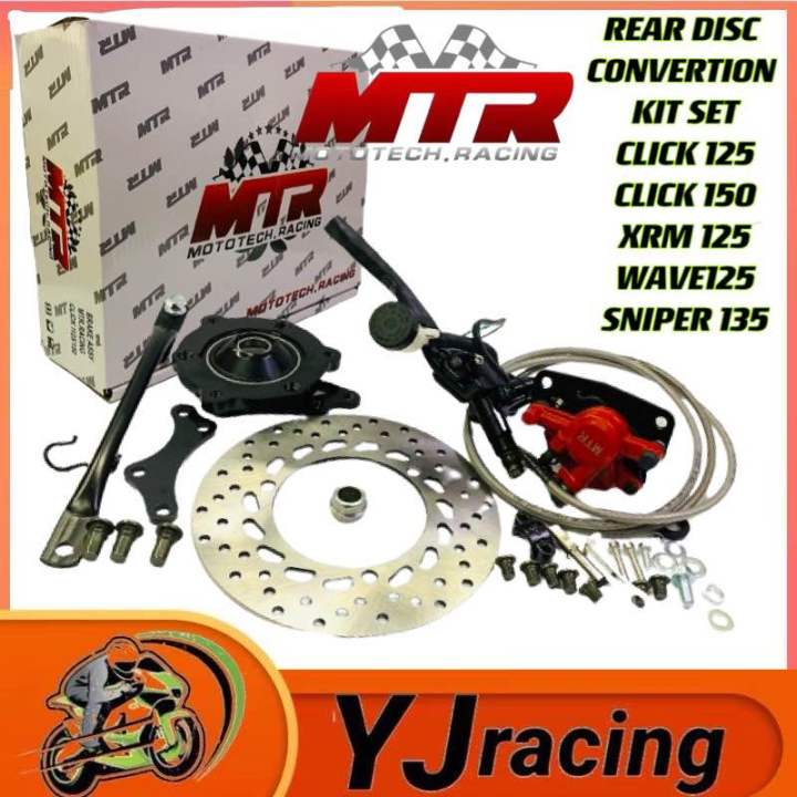 REAR DISC BRAKE CONVERTION KIT SET FOR CLICK 125 CLICK 150 XRM 125 ...