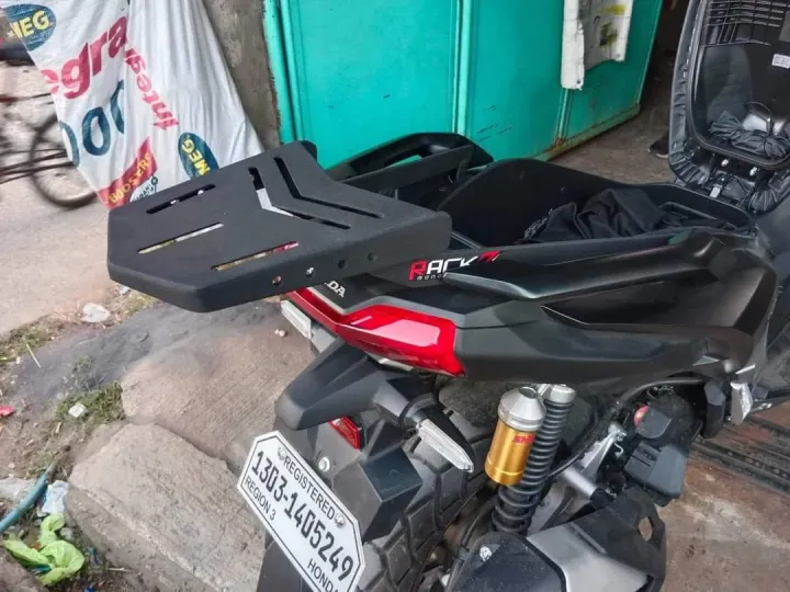 HONDA ADV 150 & 160 RACK Z MONORACK BRACKET POWDER COATED STAY GRAB BAR ...