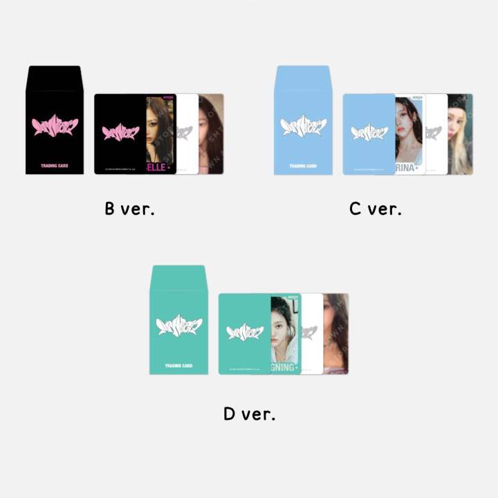 [aespa - 'MY WORLD' OFFICIAL MD 2] TRADING CARD SET B C D ver. | Lazada ...