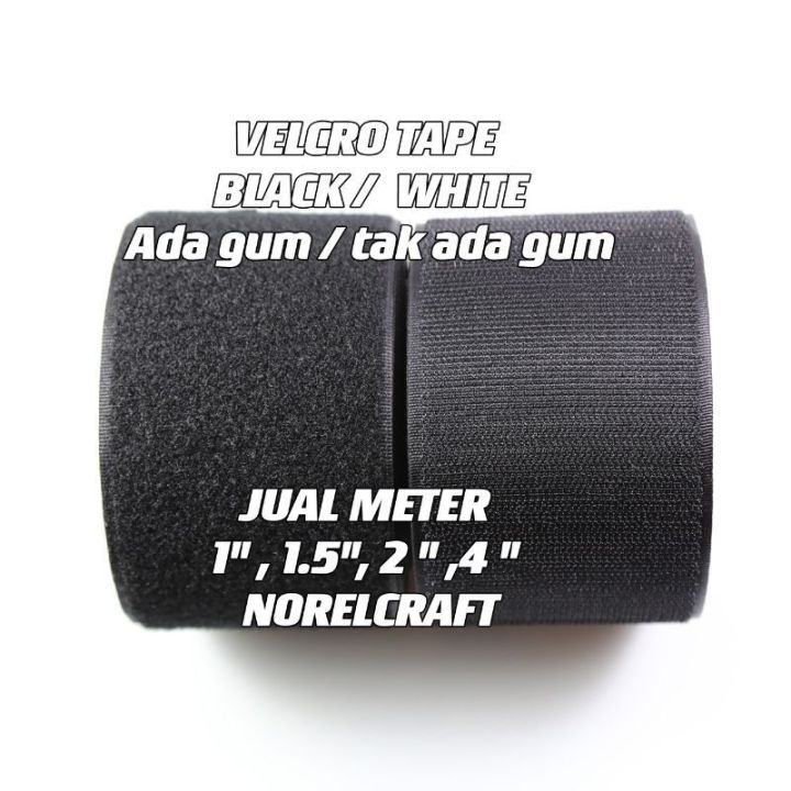 1'/2'/4'1METER VELCRO TAPE 2 SIDE/ VELCO TAPE READYSTOCK | Lazada