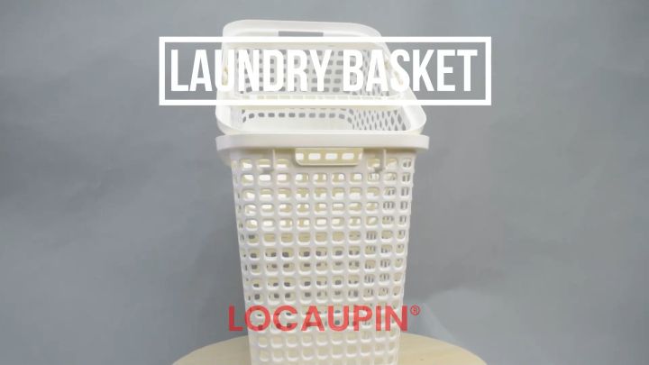 Locaupin High Quality Laundry Basket with Handle Dirty Clothes Basket ...