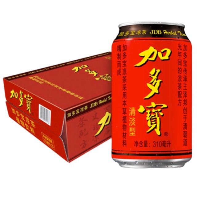 Expired 2025年 加多宝凉茶 Jia Duo Bao Herbal Tea 310ML 1 箱24罐 | Lazada