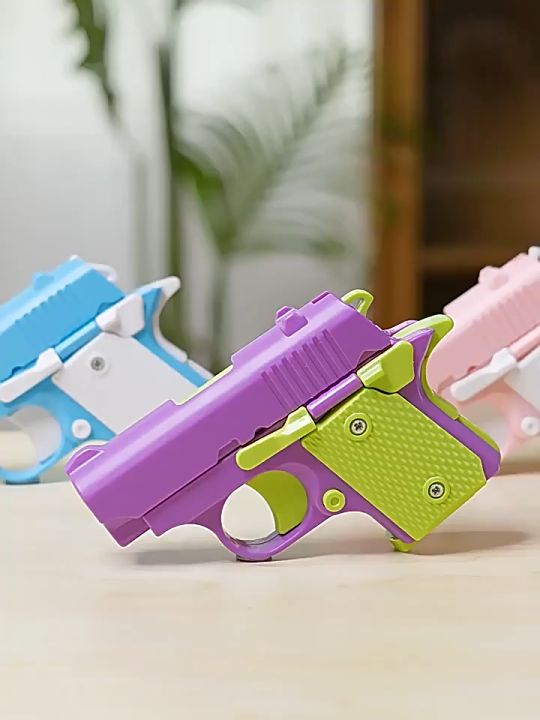 3D Mini Turnip Gun Toy for Kids Mini 1911 Model Toy Gun Pistols No Fire ...