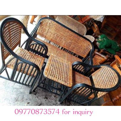 SALA SET RATTAN SOLIHIYA 4PCS | Lazada PH